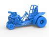 Diecast Mini Rod pulling tractor 7 Scale 1 to 25 3D model 3D printable ...