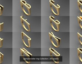 Alphabet ring 3D Models | CGTrader