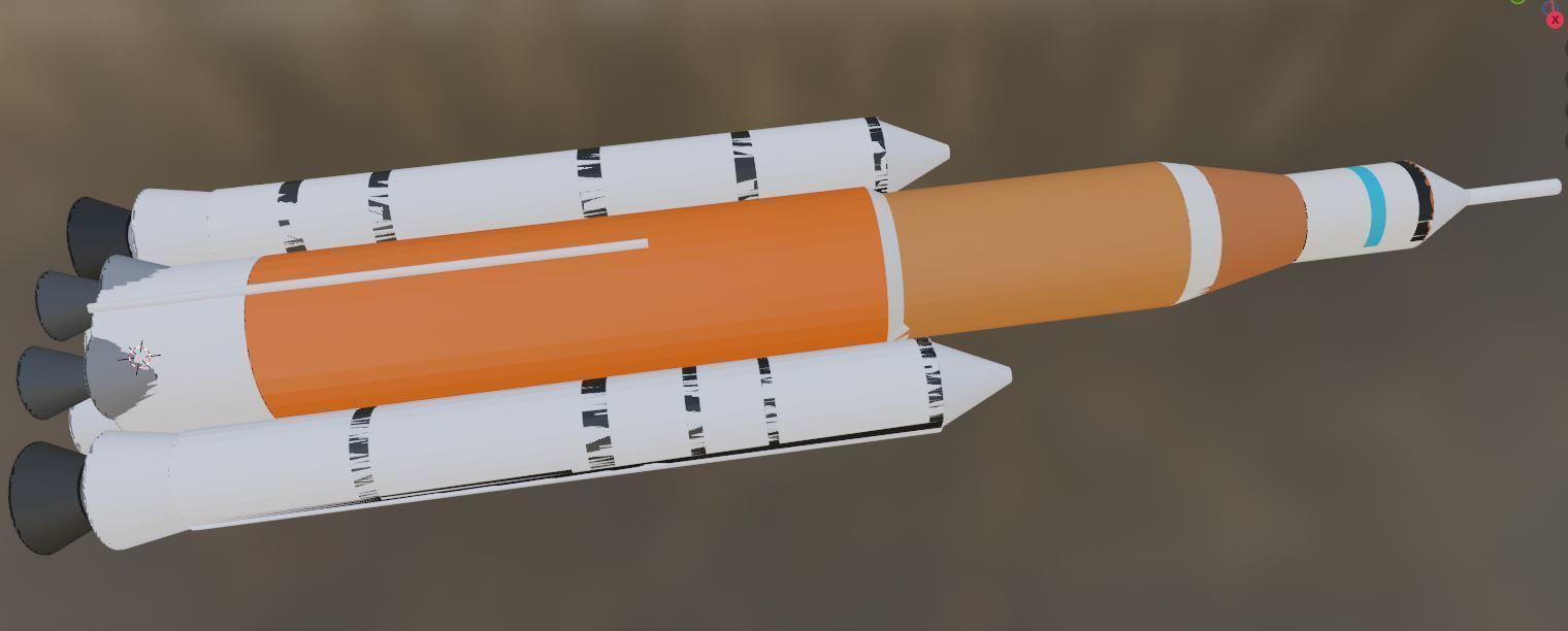 3D model New Rocket Artemis Project Nasa VR / AR / low-poly | CGTrader