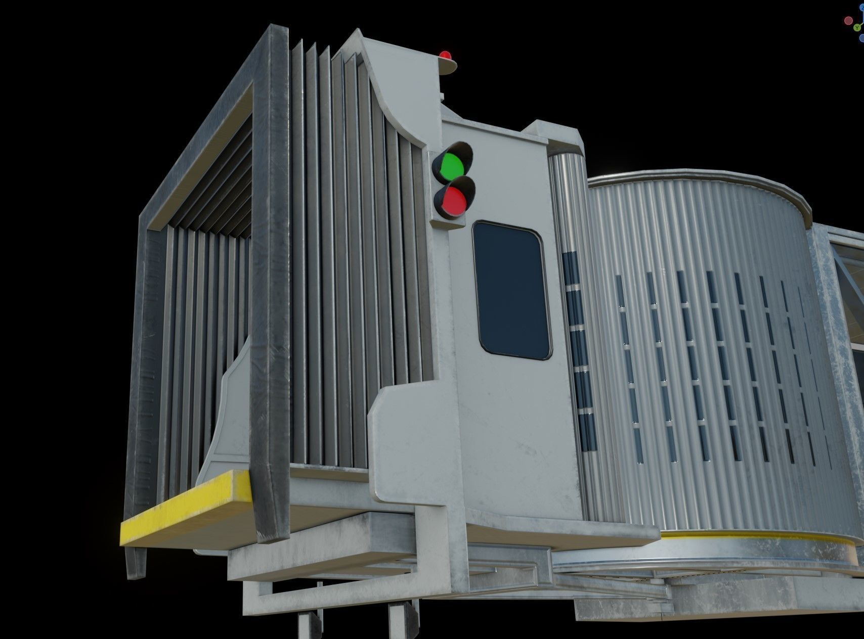 3D model Jetway for MSFS Xplane and flight simulator VR / AR / low-poly ...