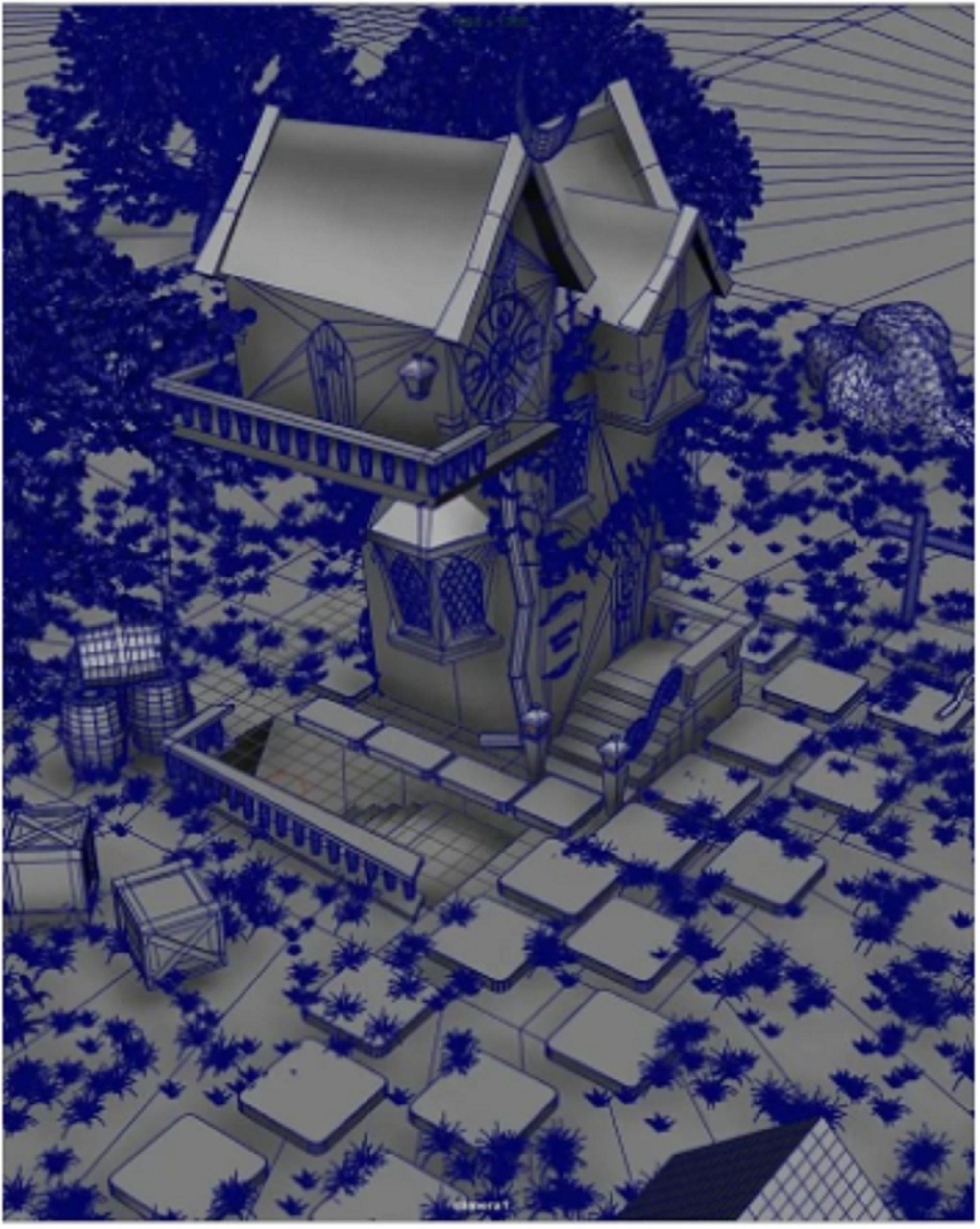 A Beautiful Arcane House 3D model | CGTrader