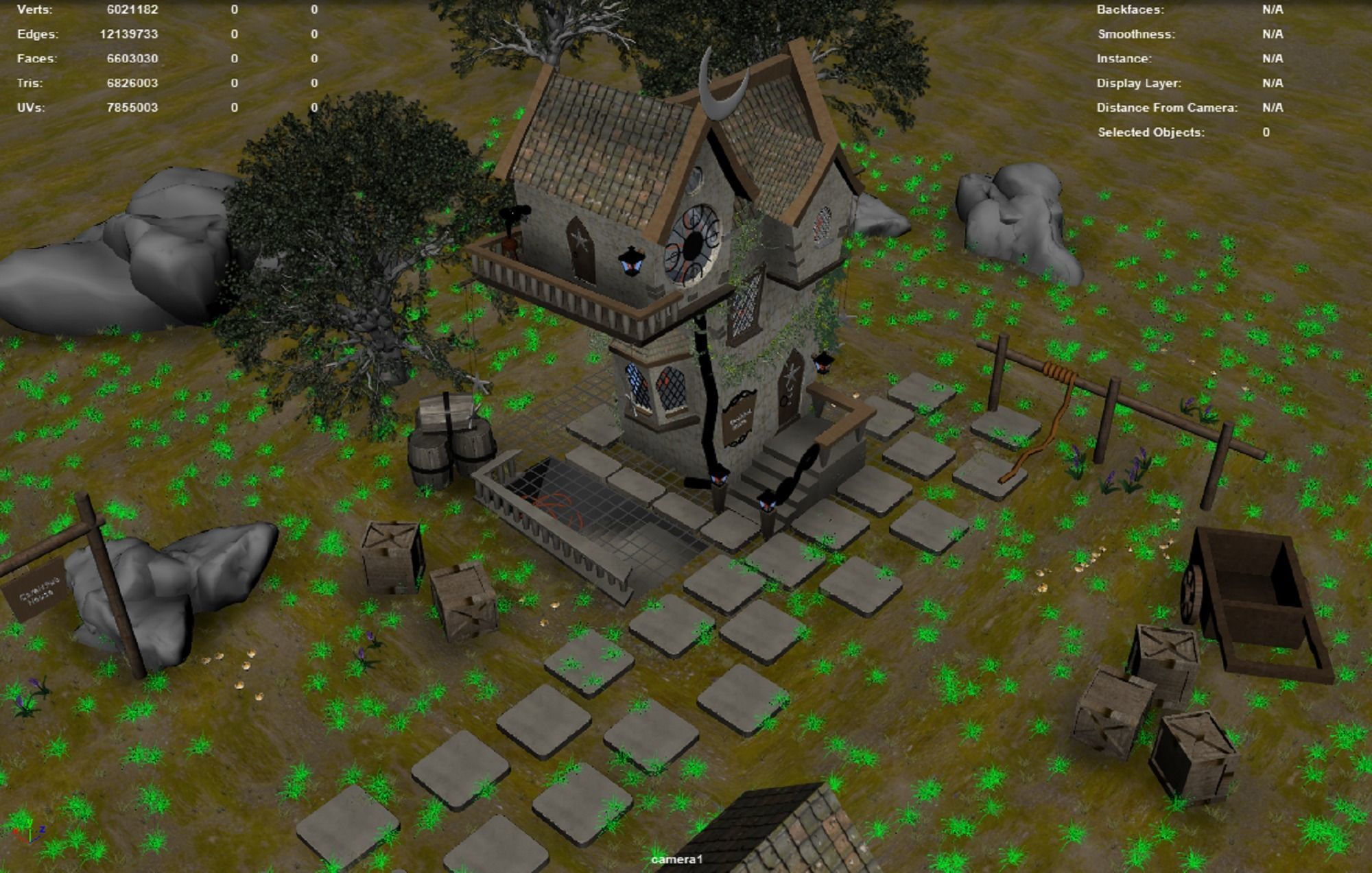 A Beautiful Arcane House 3D model | CGTrader