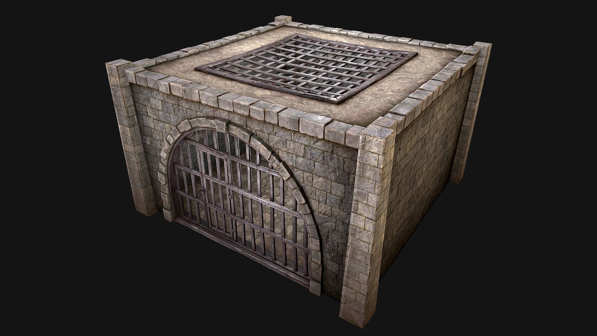 3D model Medieval Prison Cell Aviary VR / AR / low-poly | CGTrader