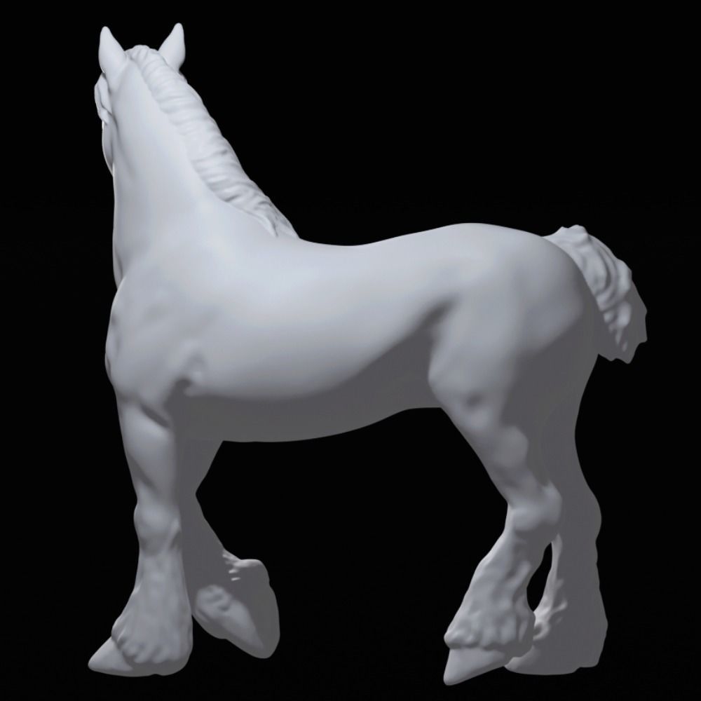 Belgian Draft Horse Model For Printing 3D model 3D printable | CGTrader
