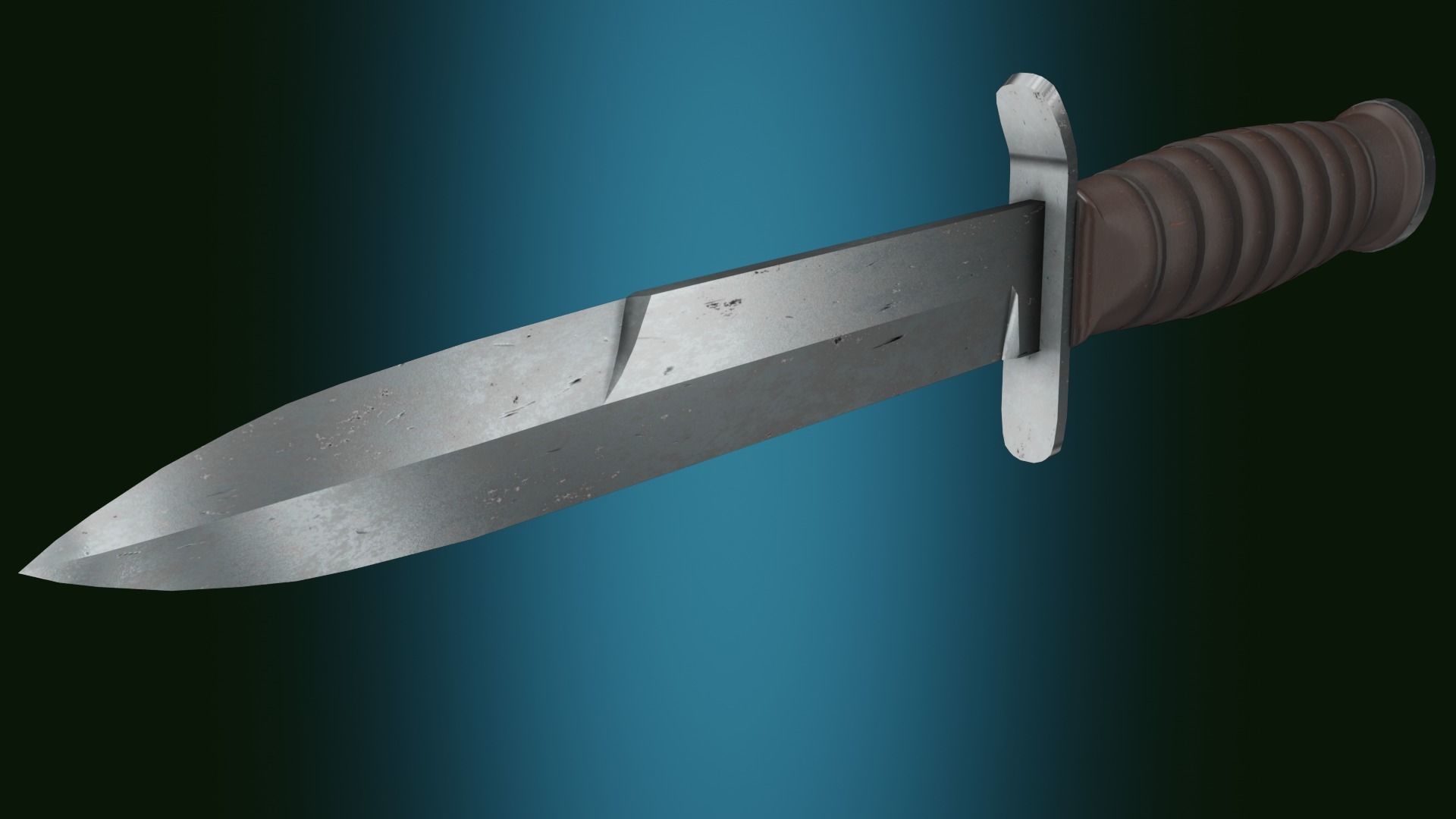 3D model M3 fighting knife VR / AR / low-poly | CGTrader