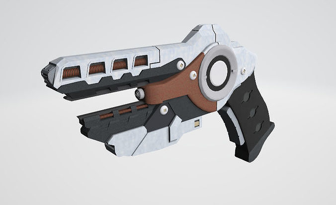 3D model Pistol Ender Game VR / AR / low-poly | CGTrader