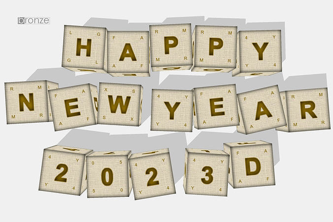 Alphanumeric Cubes free VR / AR / low-poly 3D model | CGTrader