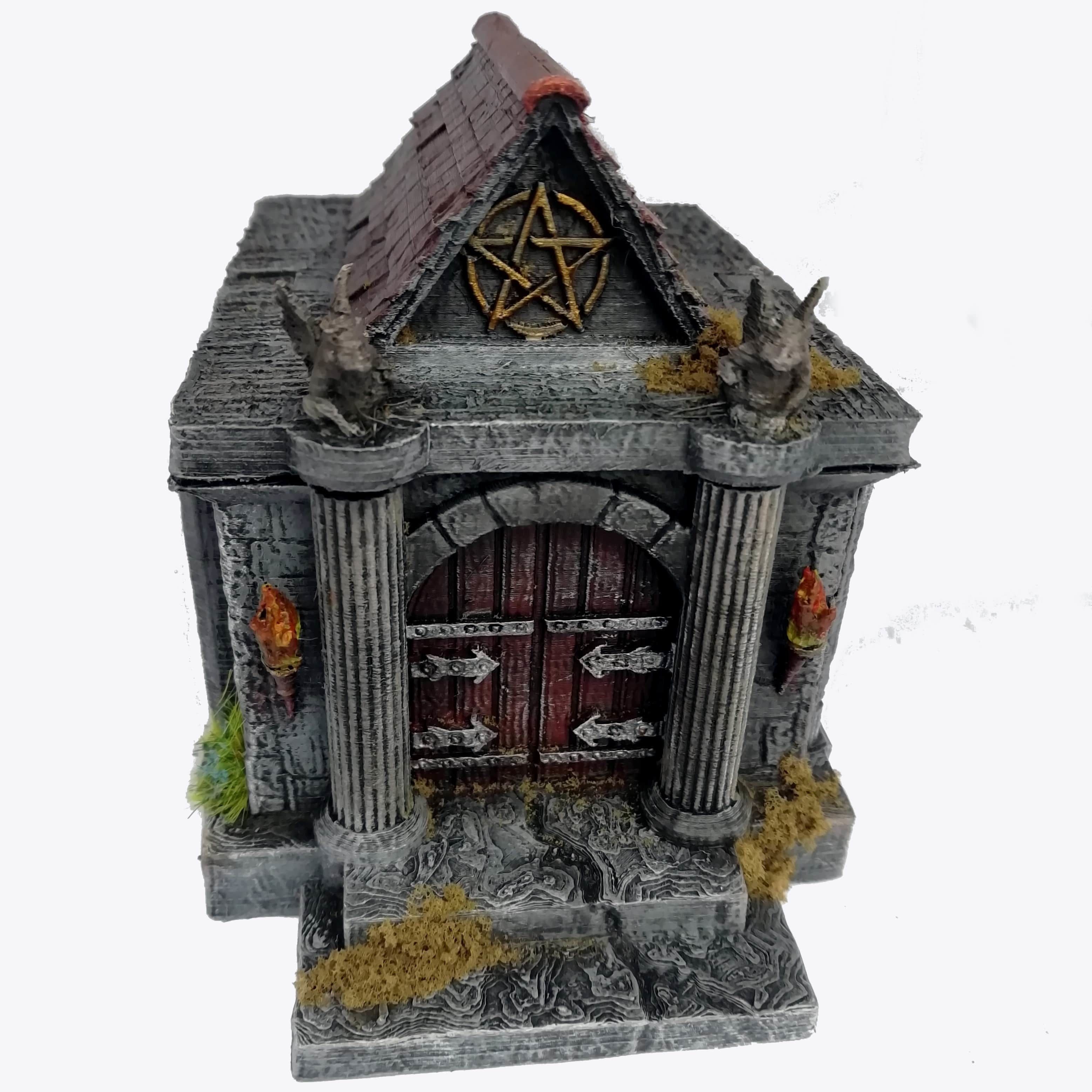 Modular Graveyard Walls Crypts Tombs Churches and Accessories 3D model ...