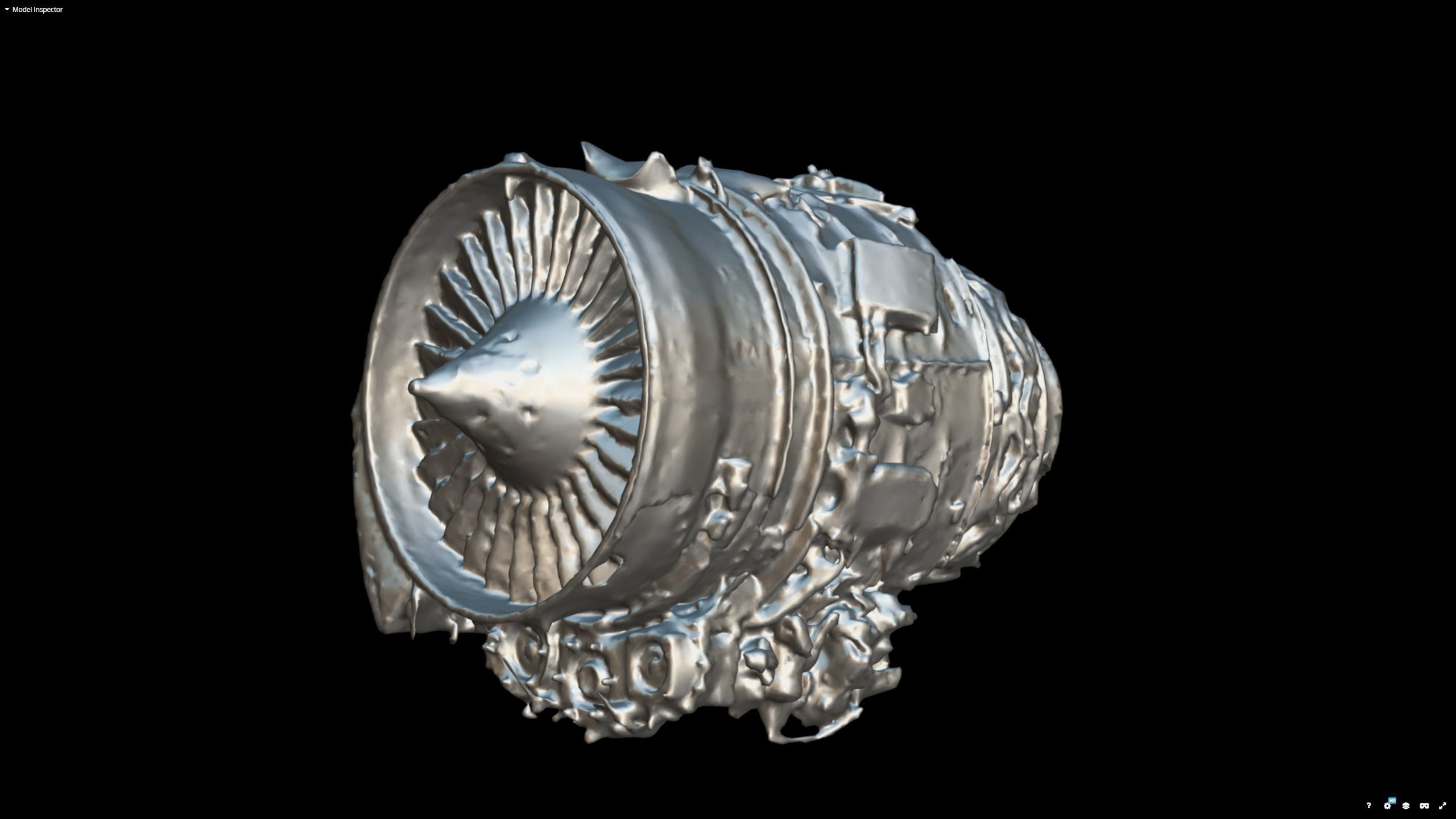 Jet Turbine Engine Photogrammetry Scan 3D model | CGTrader