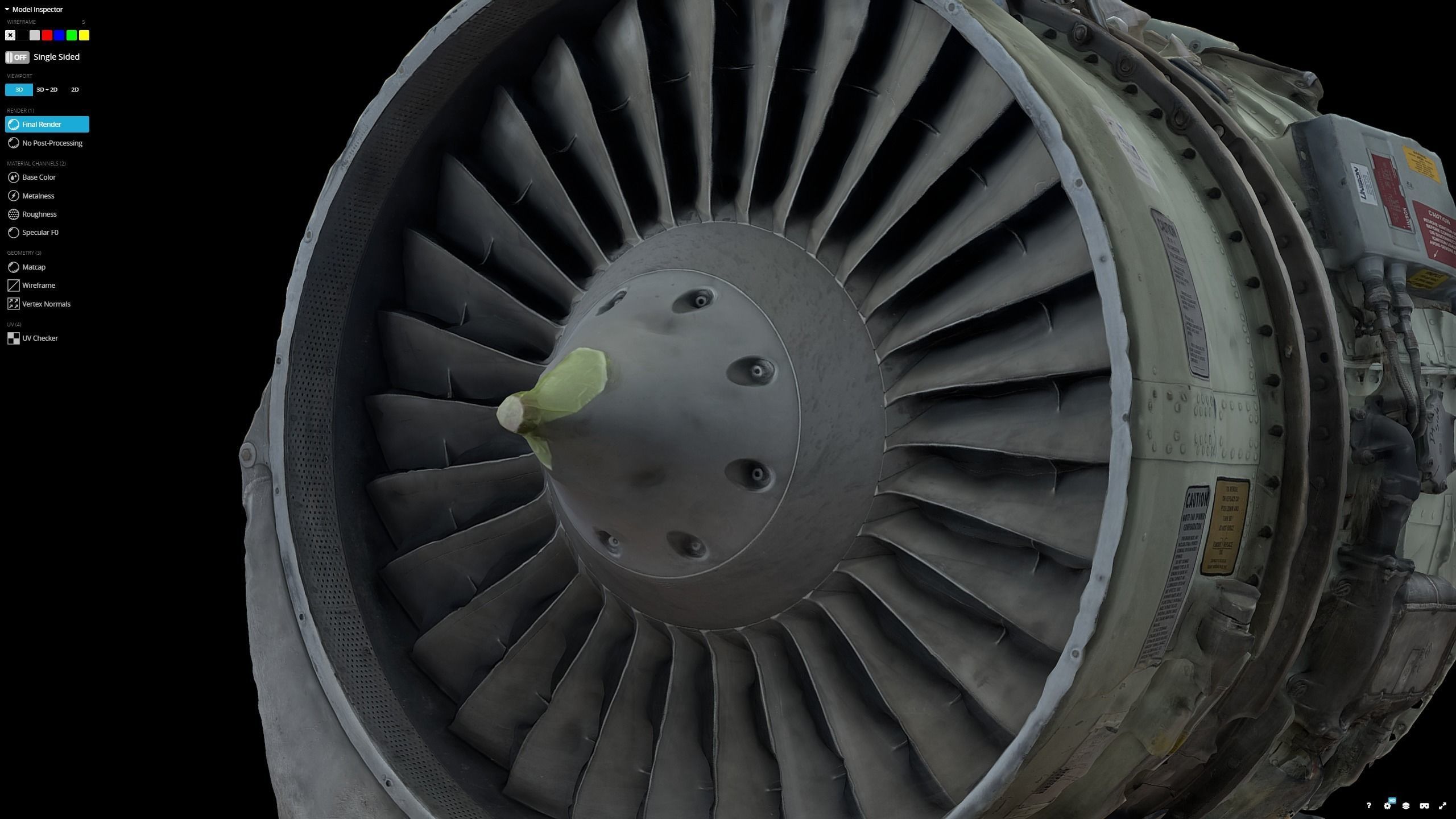 Jet Turbine Engine Photogrammetry Scan 3D model | CGTrader