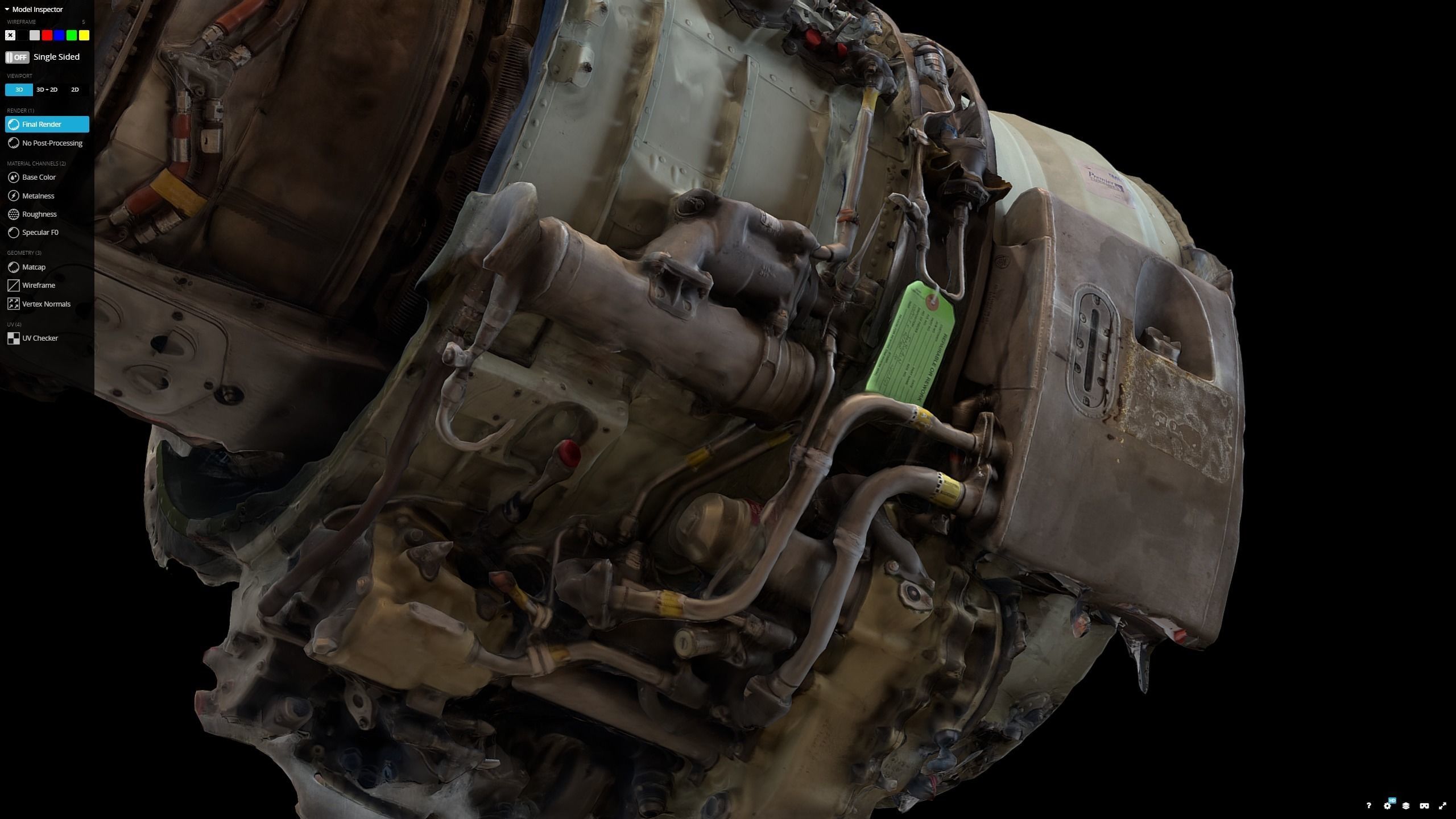 Jet Turbine Engine Photogrammetry Scan 3D model | CGTrader