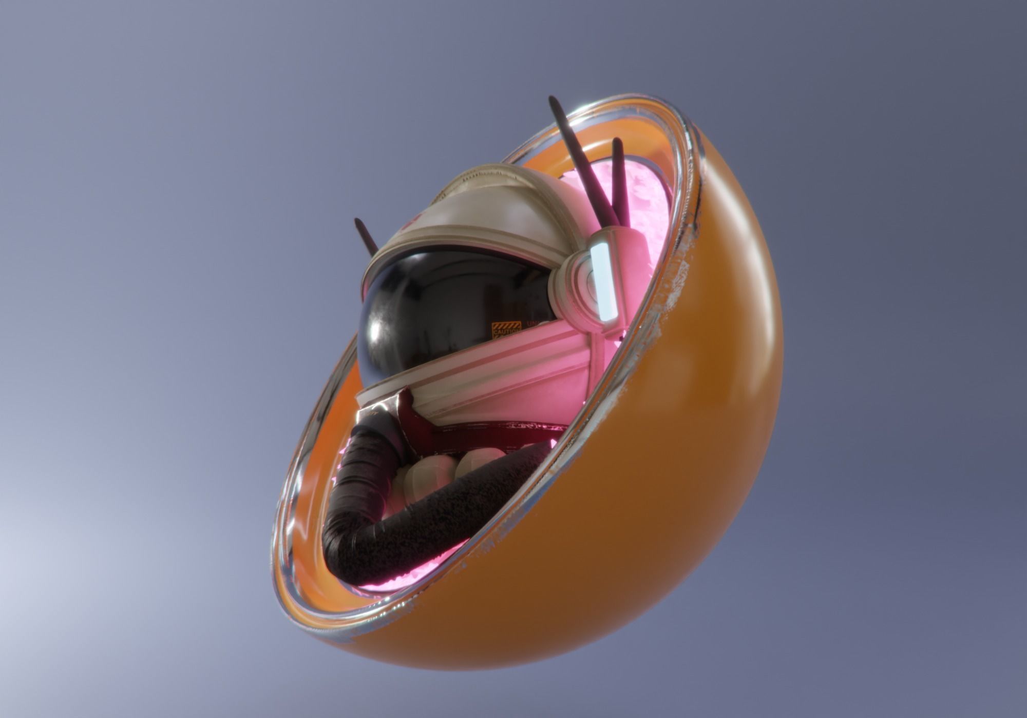 circlespace astronaut helmet free 3D model | CGTrader