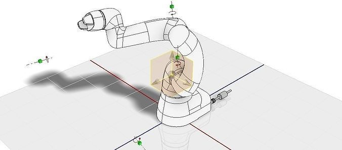 Denso Wave Human Collaboration Robot COBOTTA Standard free 3D model ...