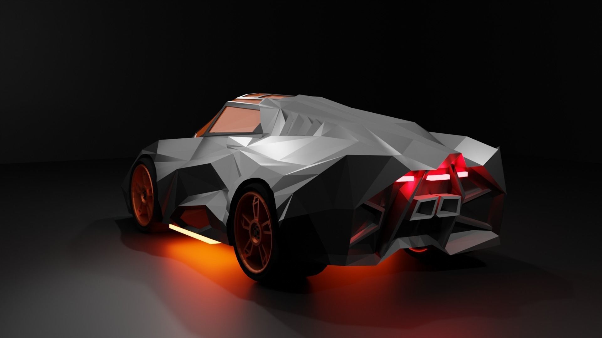 3D model lamborghini egoista low polygon VR / AR / low-poly | CGTrader