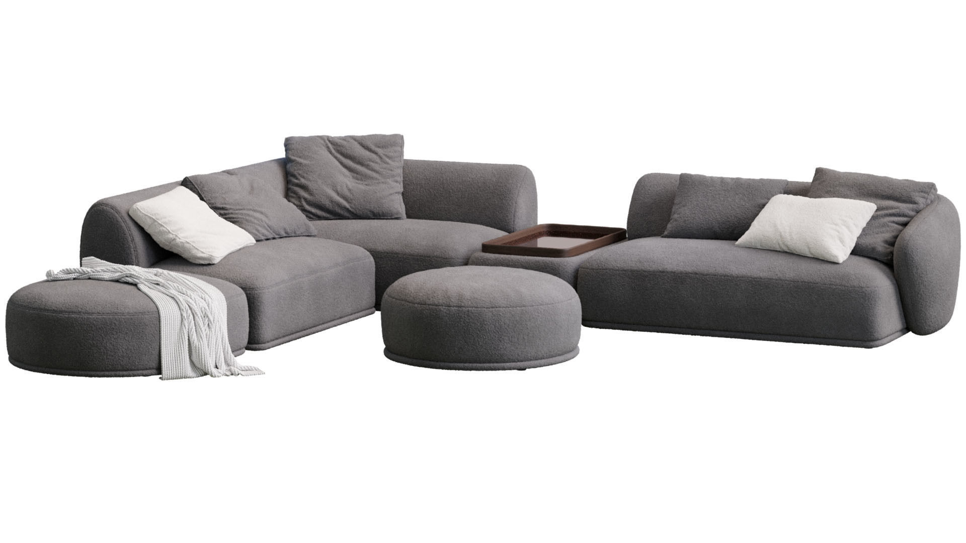 Sofa Rene By Meridiani 3D model | CGTrader