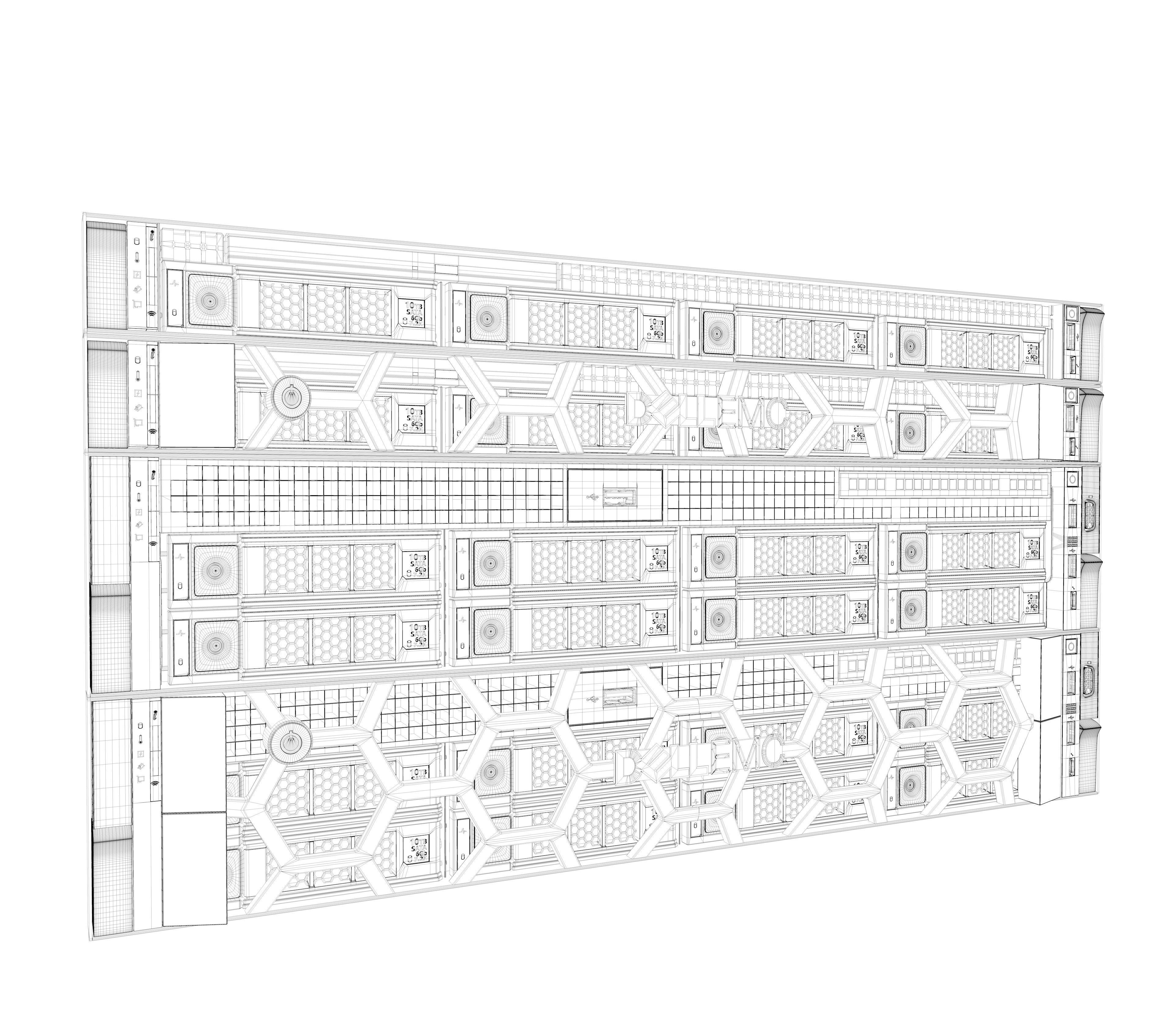 Data Server and Network Rack 3D model | CGTrader