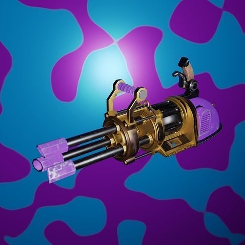 Arcane Jinx Minigun 3D model | CGTrader