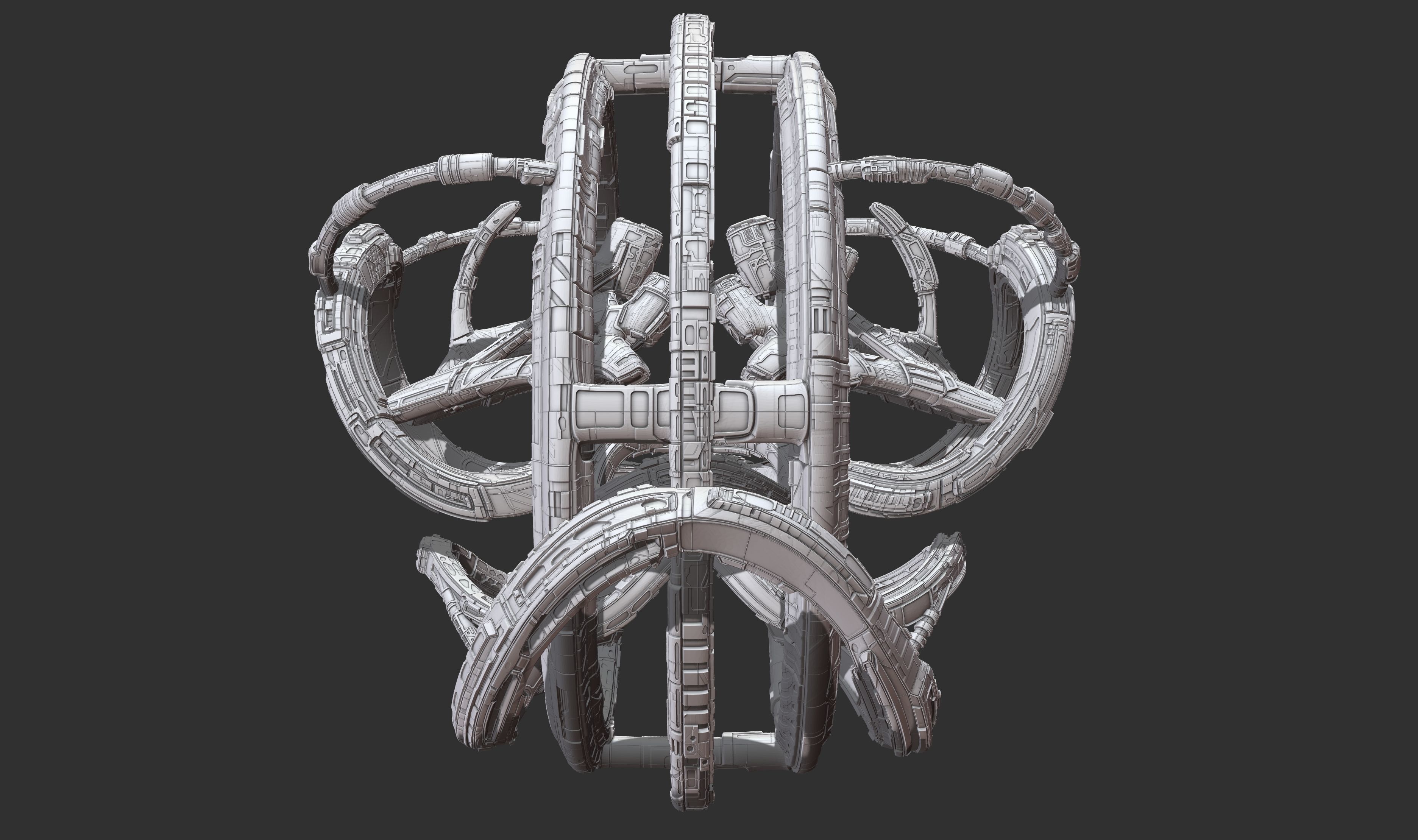 space equipment node 00187 3D model | CGTrader