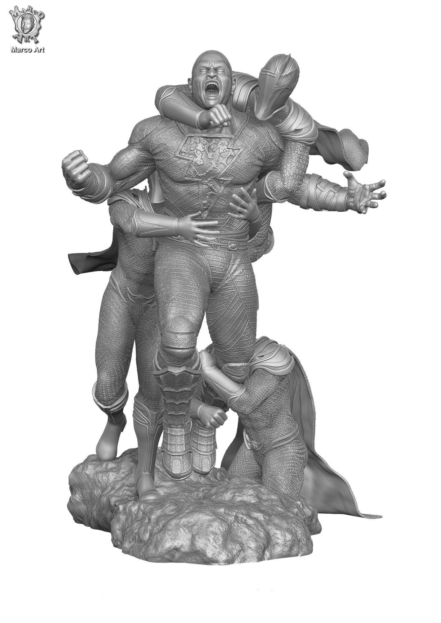 Black Adam Doctor Fate stl file 3D model 3D printable | CGTrader