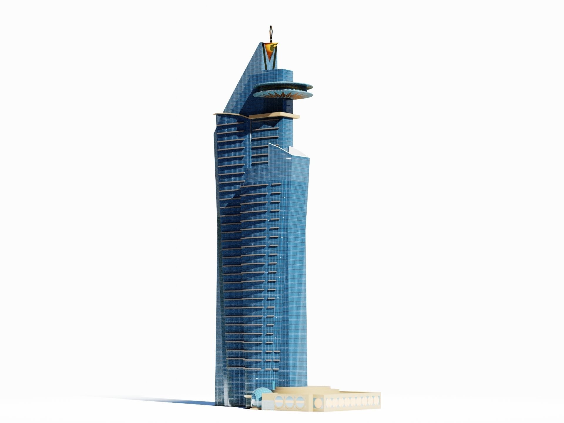 3D model World trade center - Qatar doha VR / AR / low-poly | CGTrader