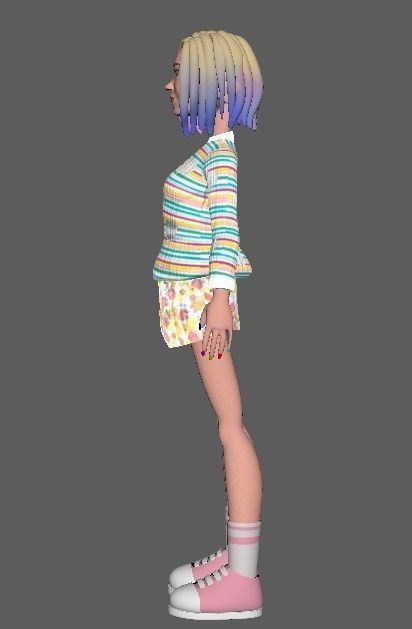 3D model Enid Sinclair Wednesday VR / AR / low-poly | CGTrader
