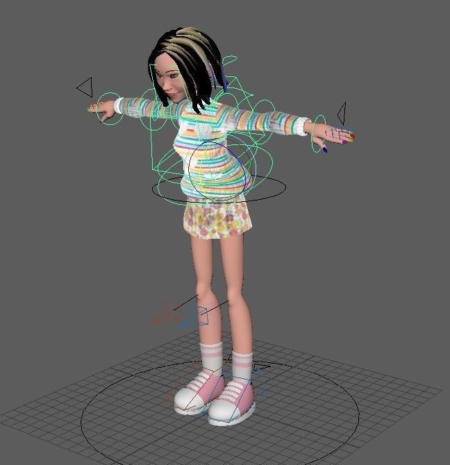 3D model Enid Sinclair Wednesday VR / AR / low-poly | CGTrader