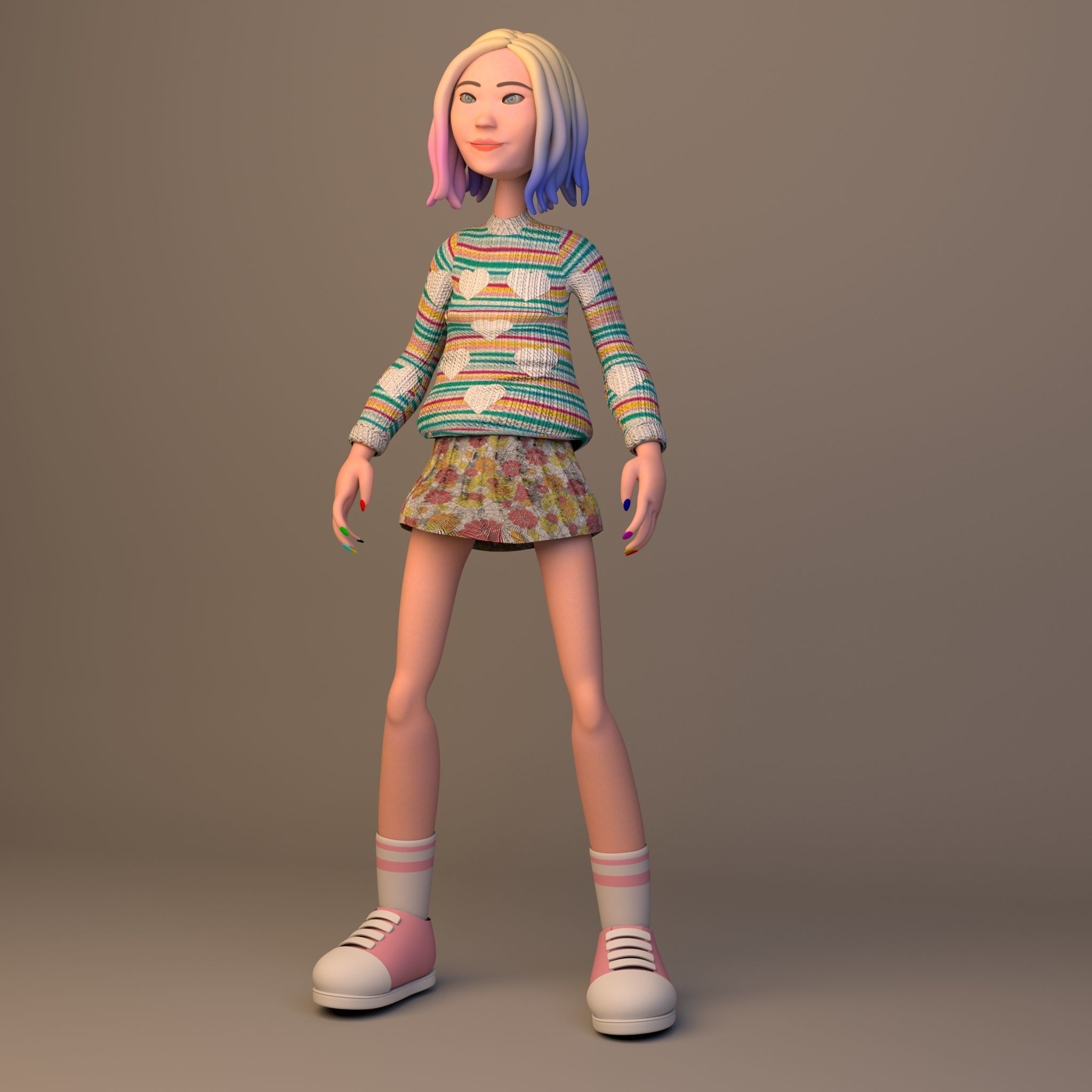 3D model Enid Sinclair Wednesday VR / AR / low-poly | CGTrader