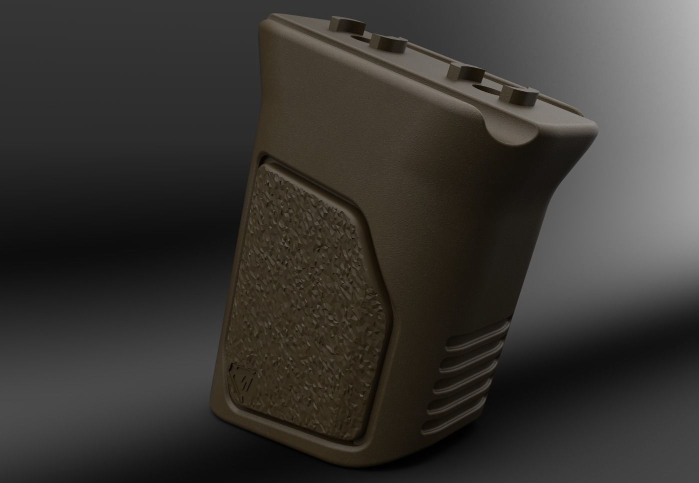 Strike Industries - M-LOK Angled Vertical Grip - Short free 3D model ...