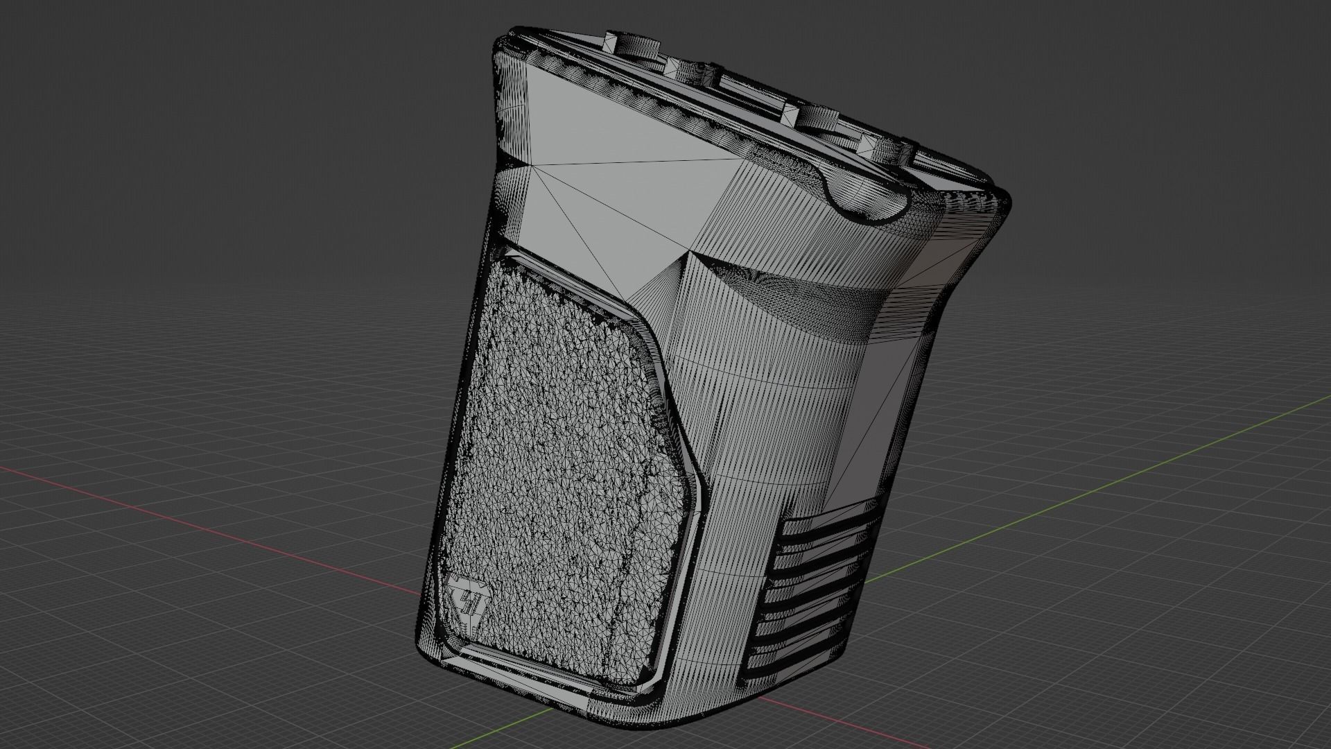 Strike Industries - M-LOK Angled Vertical Grip - Short free 3D model ...