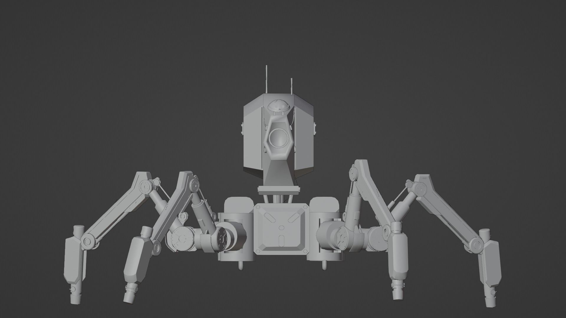 3D model Spider Battle Robot VR / AR / low-poly | CGTrader