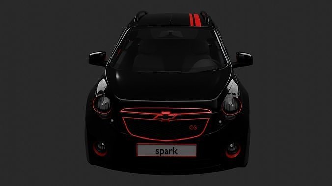 chevrolet saprk 3d models 3D model | CGTrader