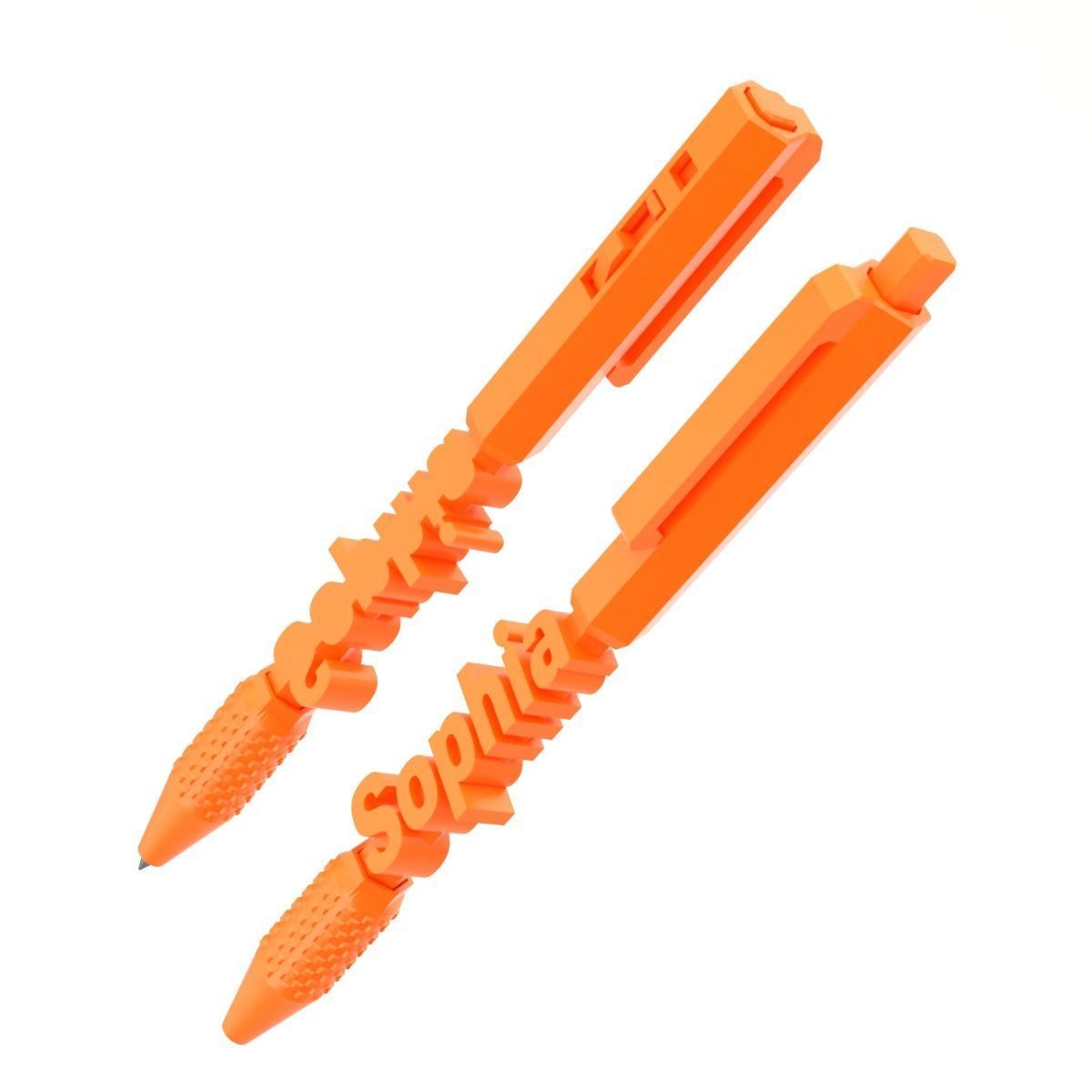 Printable Retractable Click Pen 3D model 3D printable | CGTrader