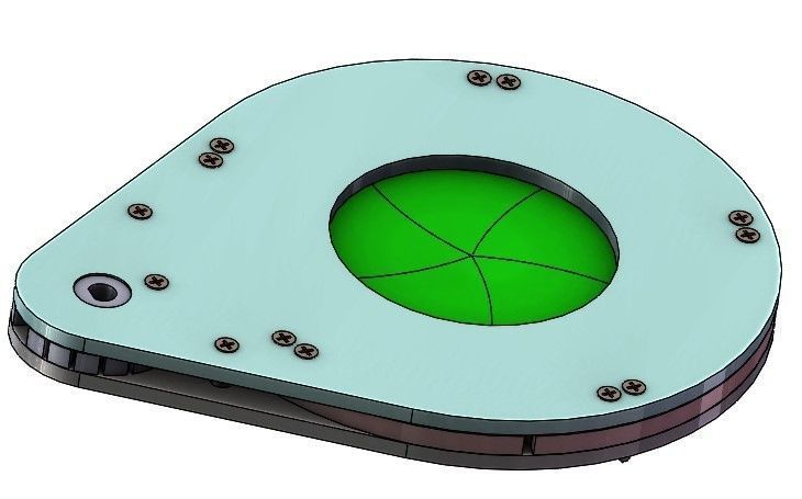 D50M5BTY2 mechanical mechanism 3d printing shutter iris diy 3D model 3D ...