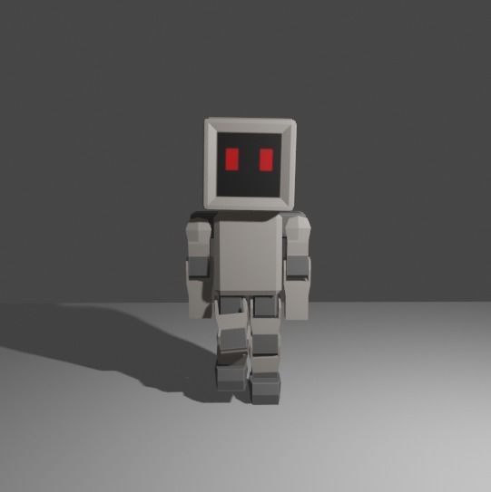 Small Robot PBR free VR / AR / low-poly 3D model animated rigged | CGTrader