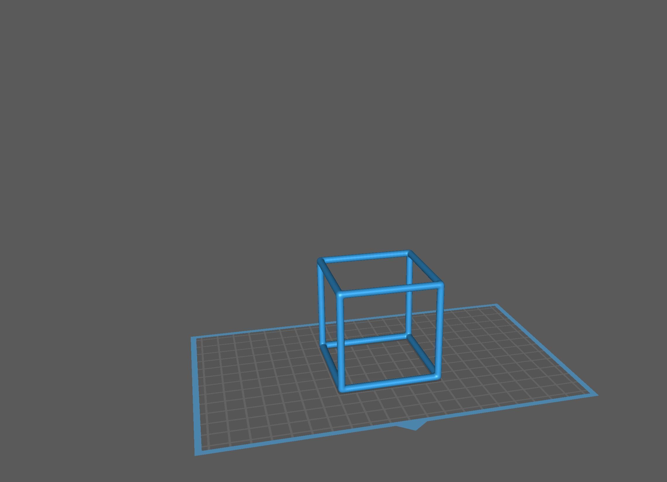 Cartoon Wire Cube 3D model | CGTrader