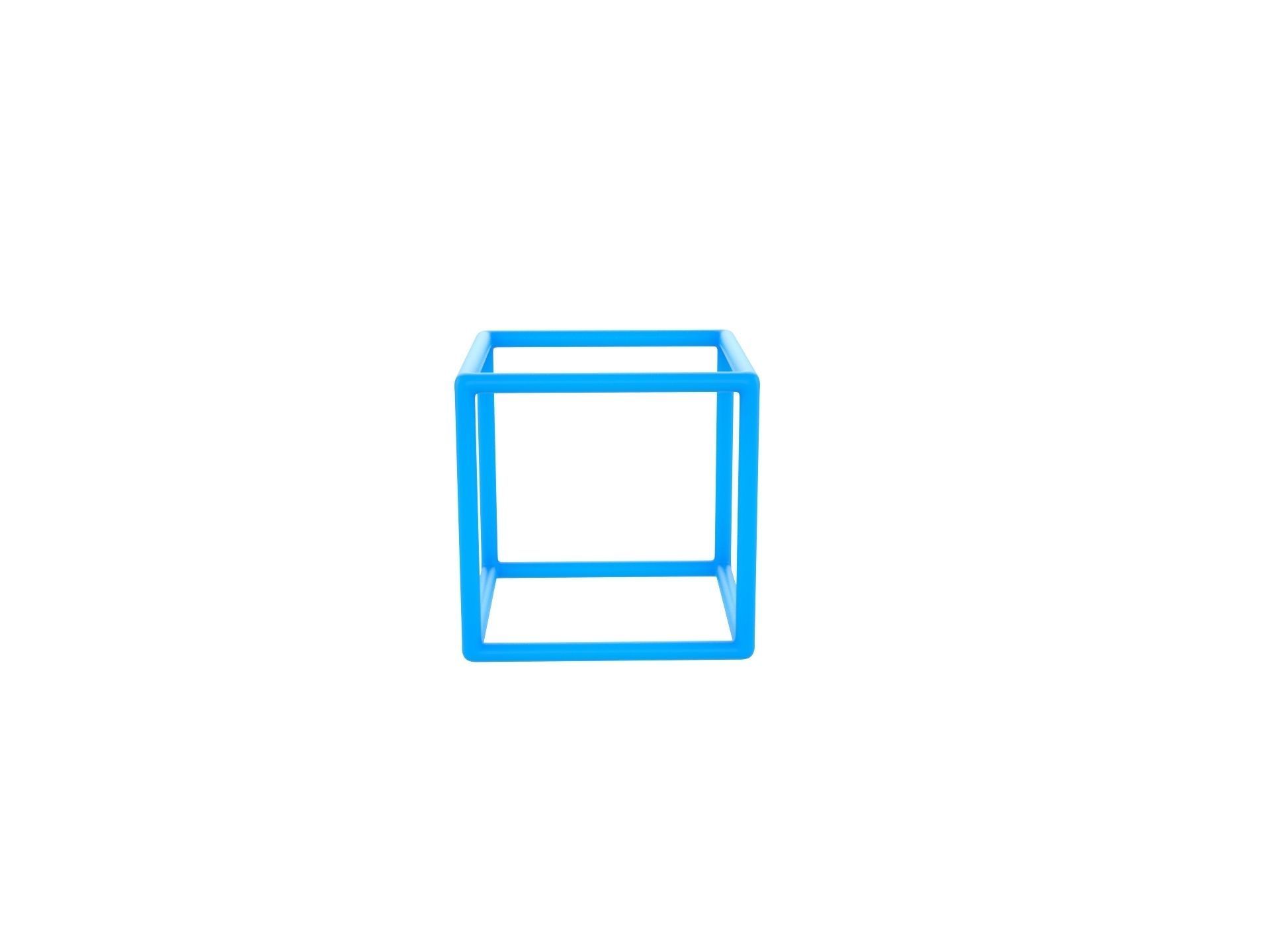 Cartoon Wire Cube 3D model | CGTrader