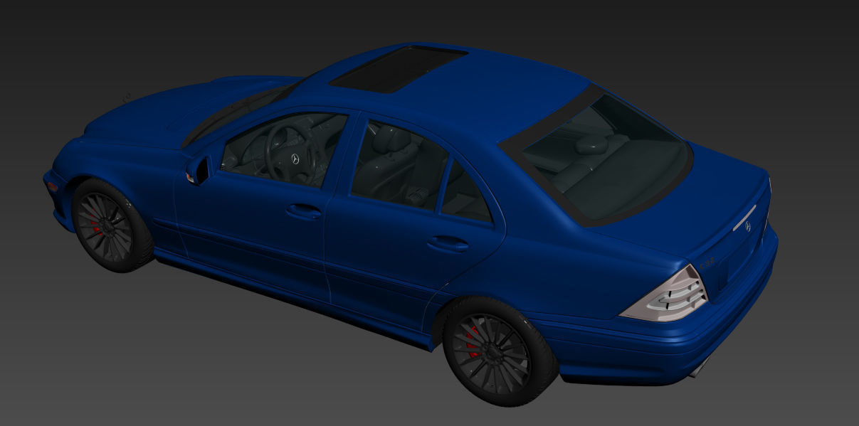 Mercedes Benz C-Class W203 3D model | CGTrader