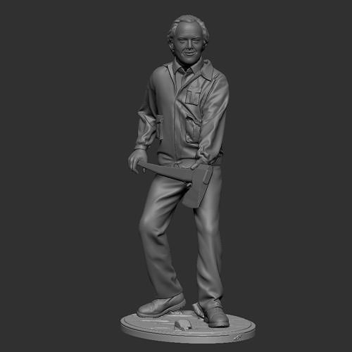 Jack Torrance 3D model 3D printable | CGTrader
