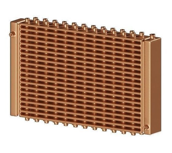 Copper Car Radiator 3D model | CGTrader