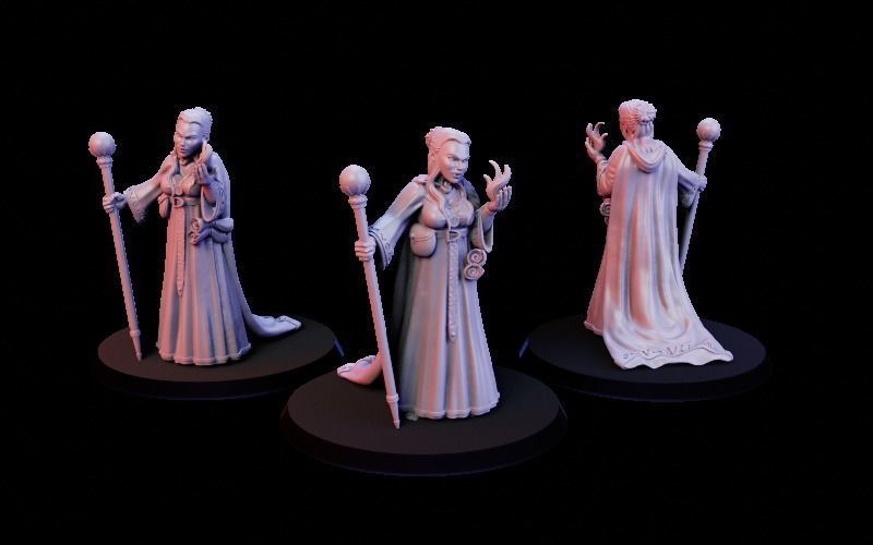Mage woman 3D model 3D printable | CGTrader