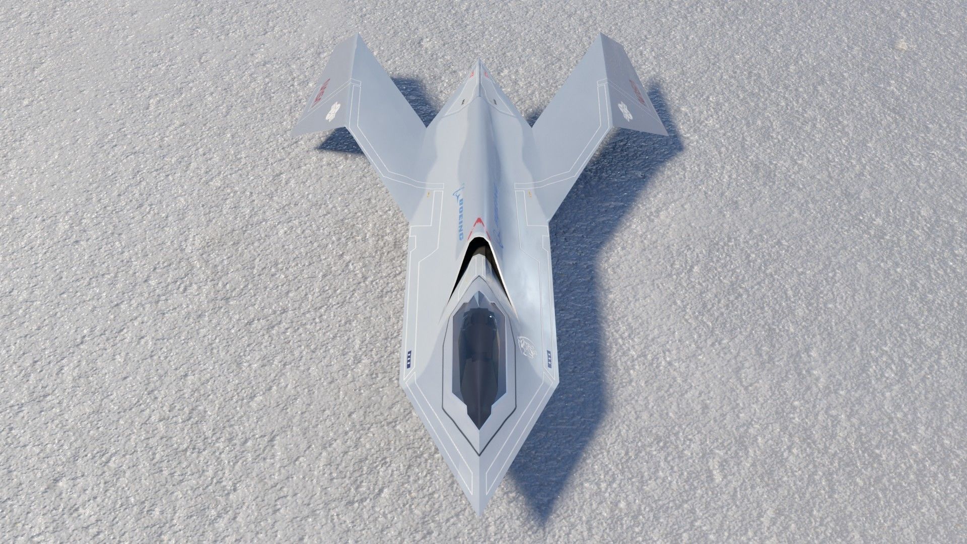 3D model Boeing YF-118 Bird of Prey VR / AR / low-poly | CGTrader