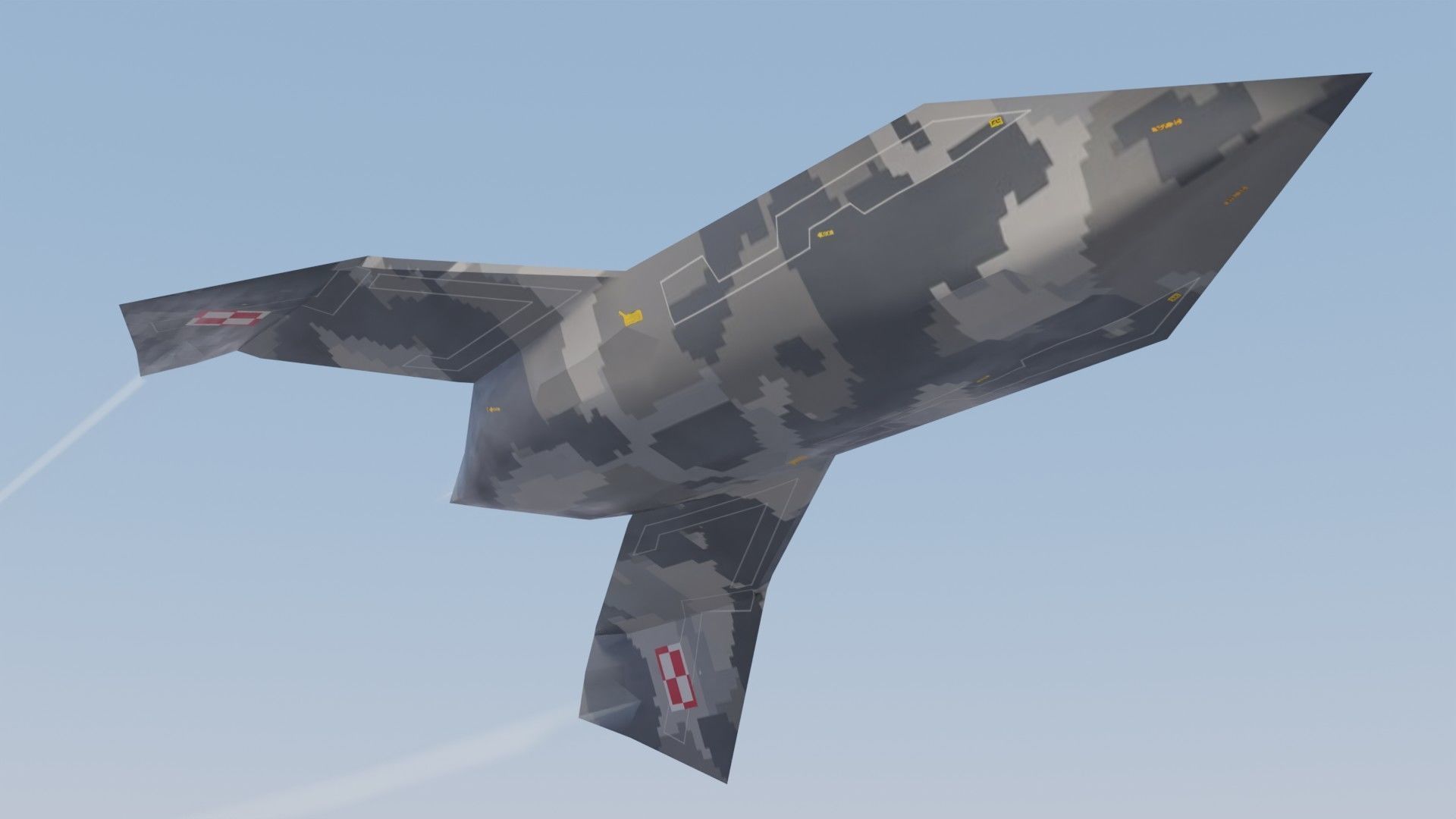 3D model Boeing YF-118 Bird of Prey VR / AR / low-poly | CGTrader
