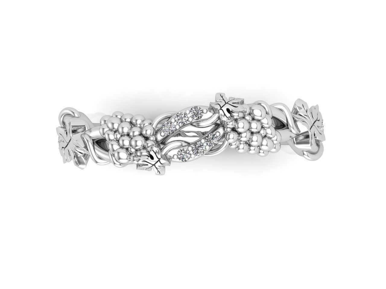 Vines ring 3D model 3D printable | CGTrader