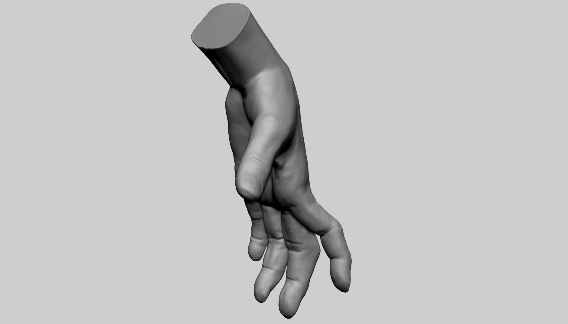 Hand Printable A 3D model 3D printable | CGTrader