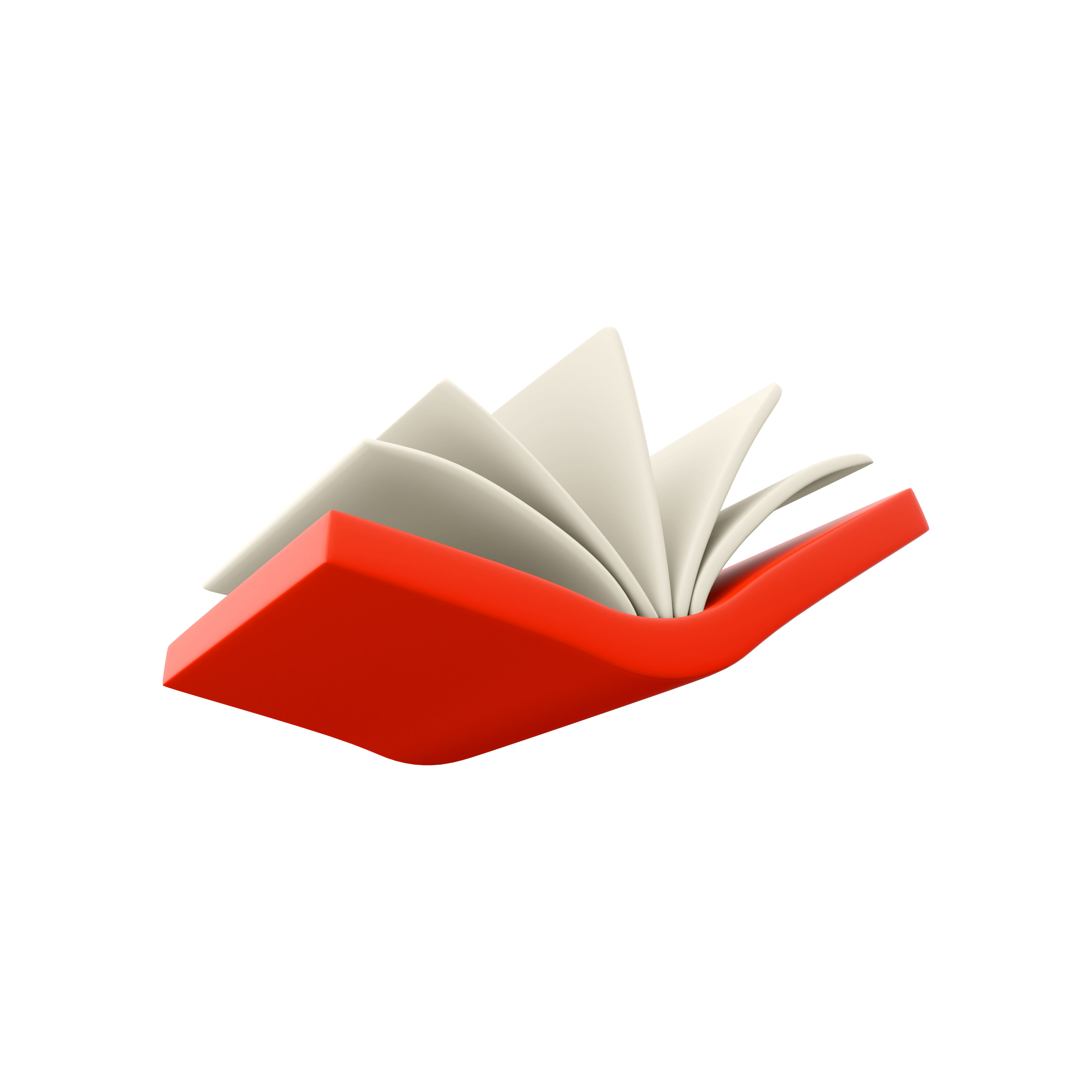 3d open book cartoon 3D model | CGTrader
