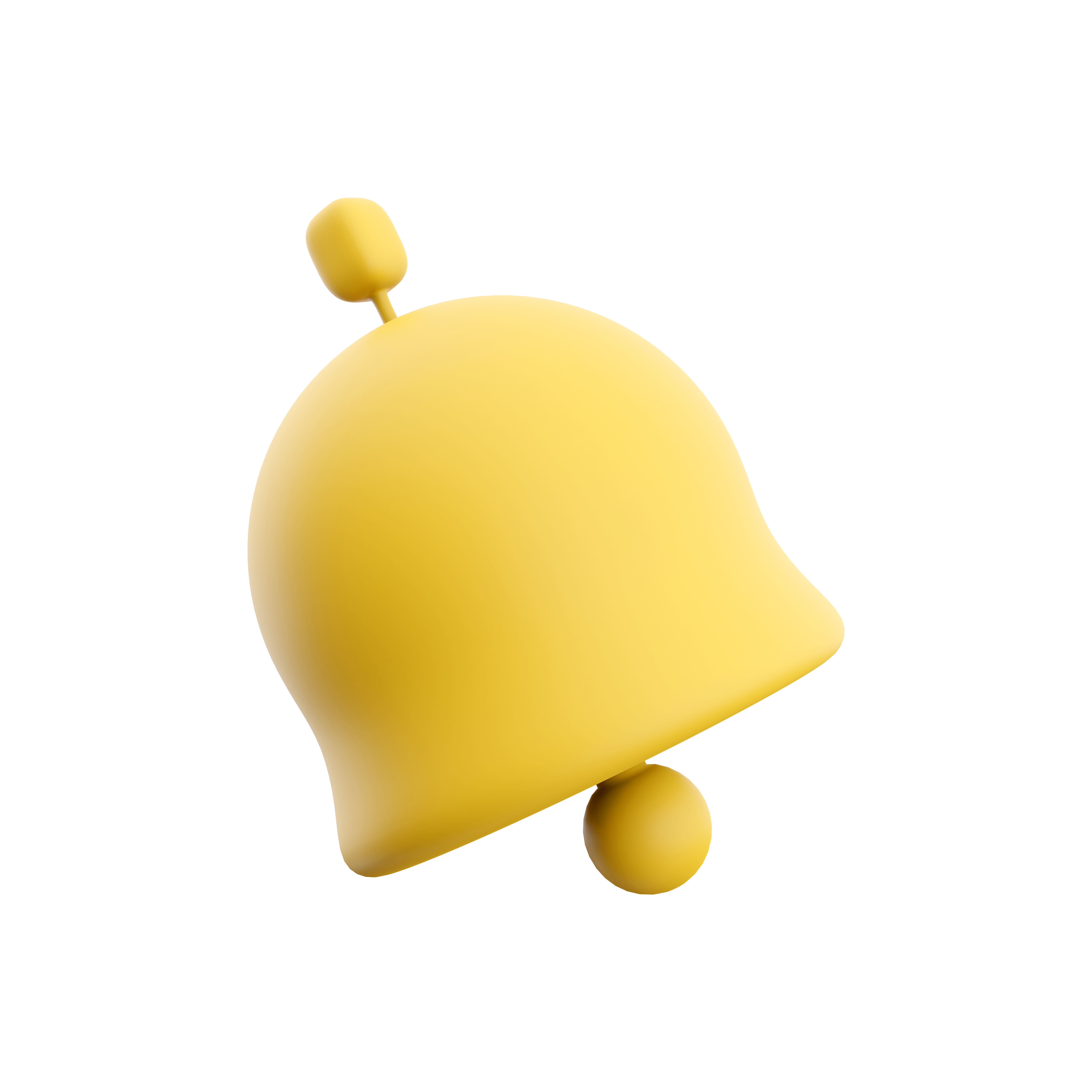 3d notification bell cartoon 3D model | CGTrader
