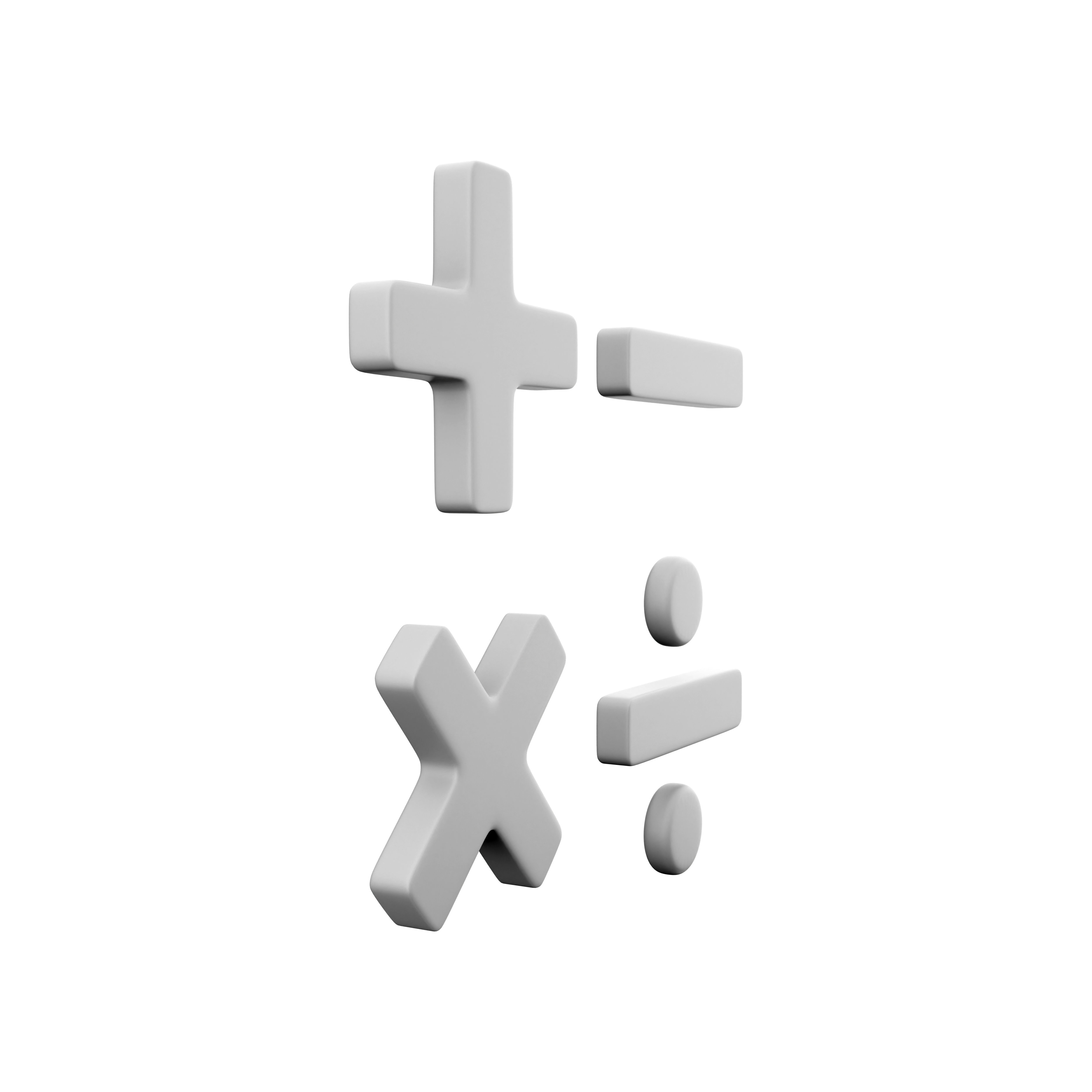 3d concept calculation cartoon 3D model | CGTrader