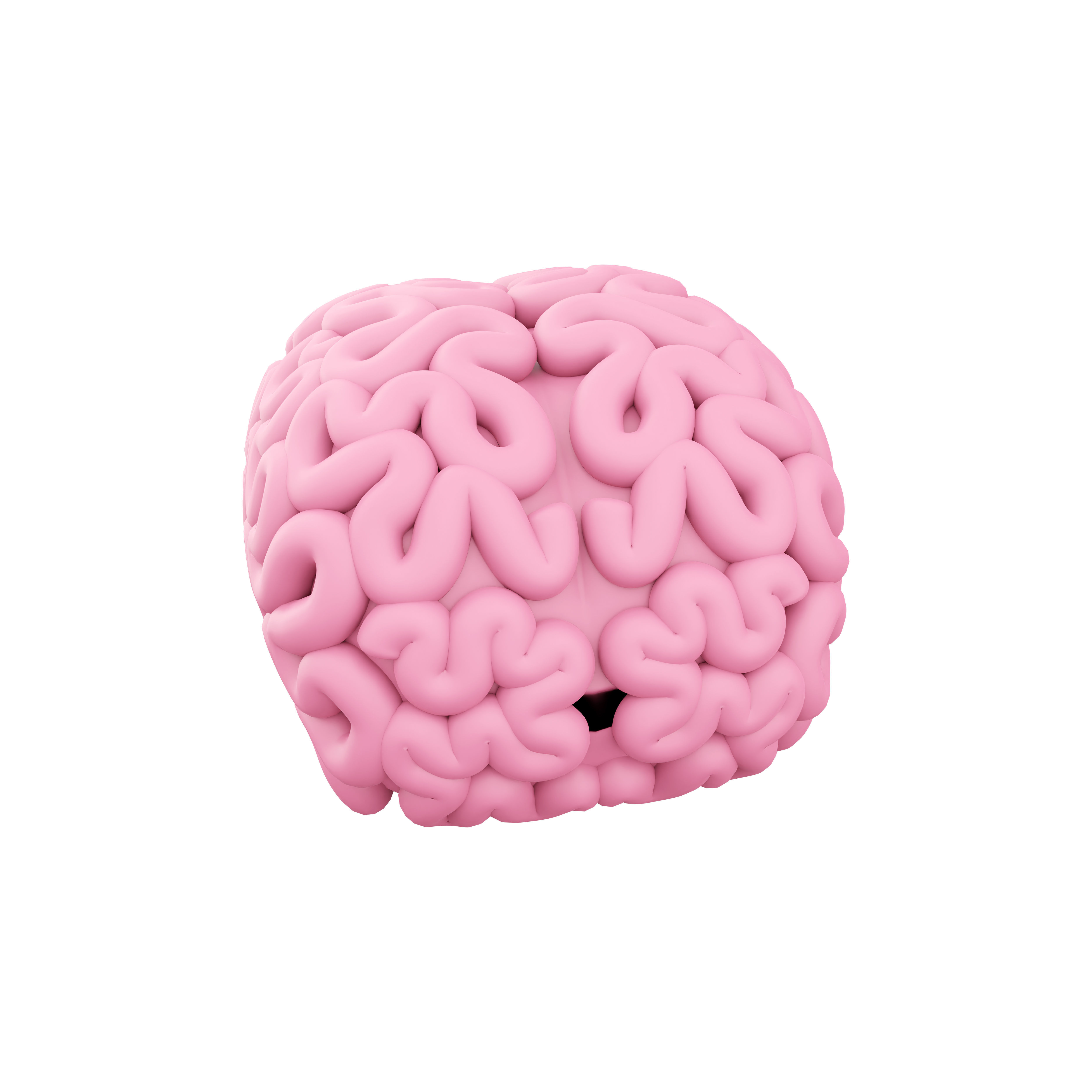 3d brain cartoon 3D model | CGTrader