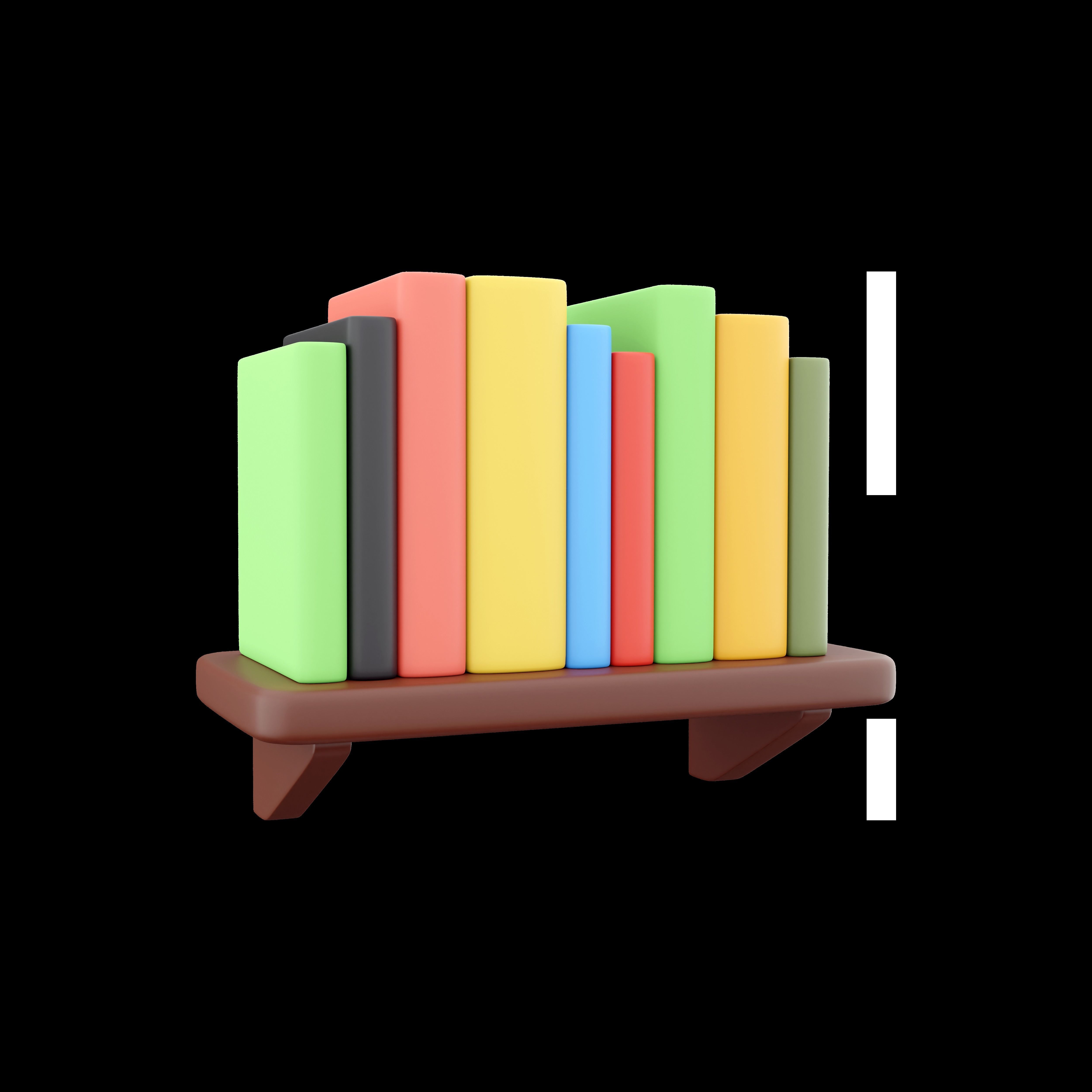 3d books cartoon 3D model | CGTrader