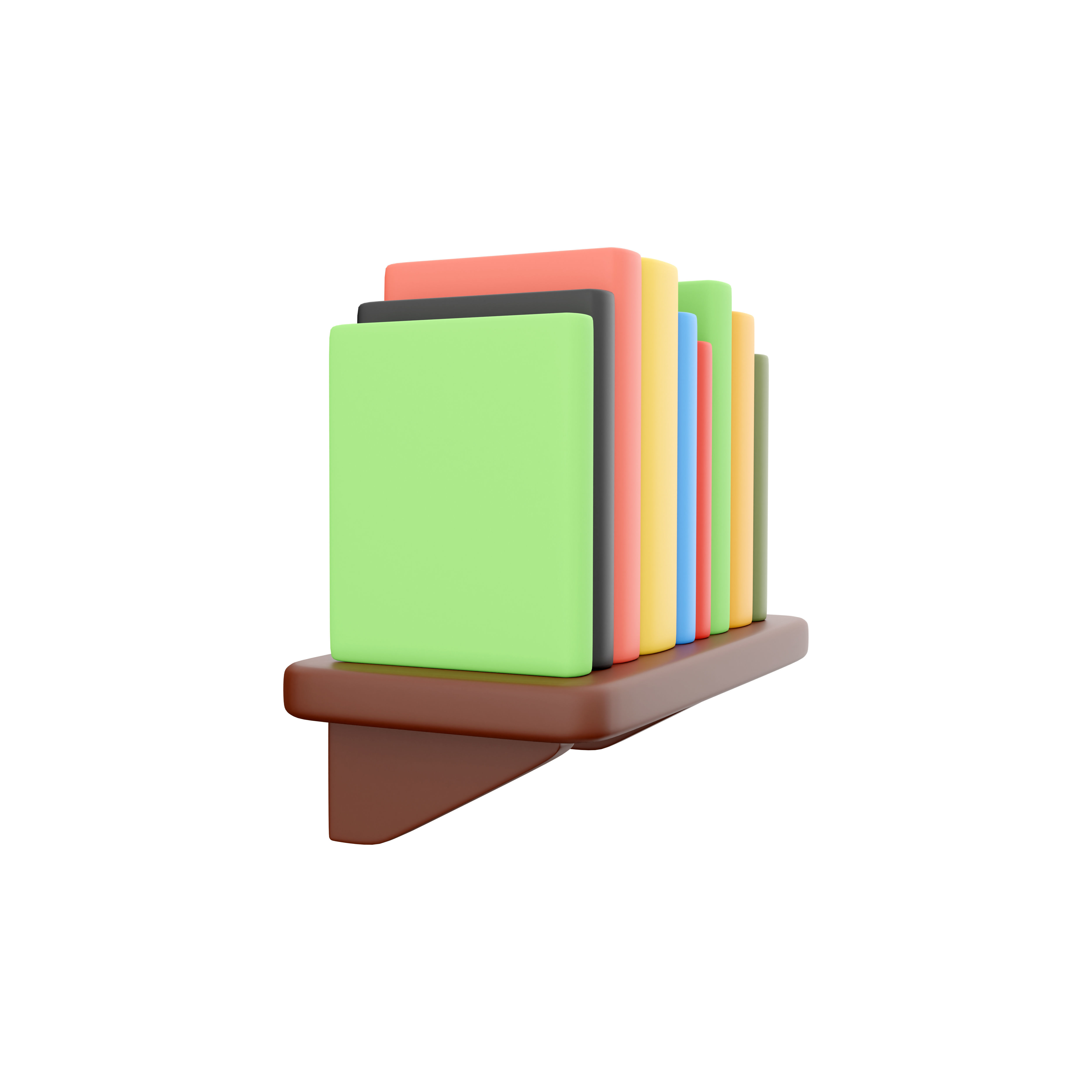 3d books cartoon 3D model | CGTrader